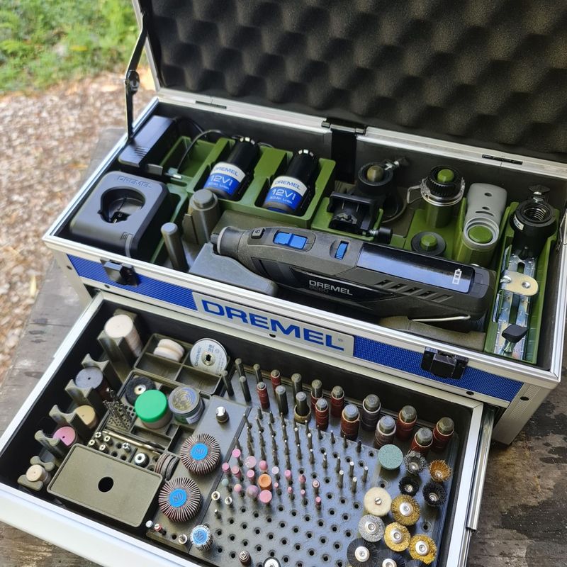 Dremel box organiser Gridfinity based by sacrilegor Download free STL model Printables