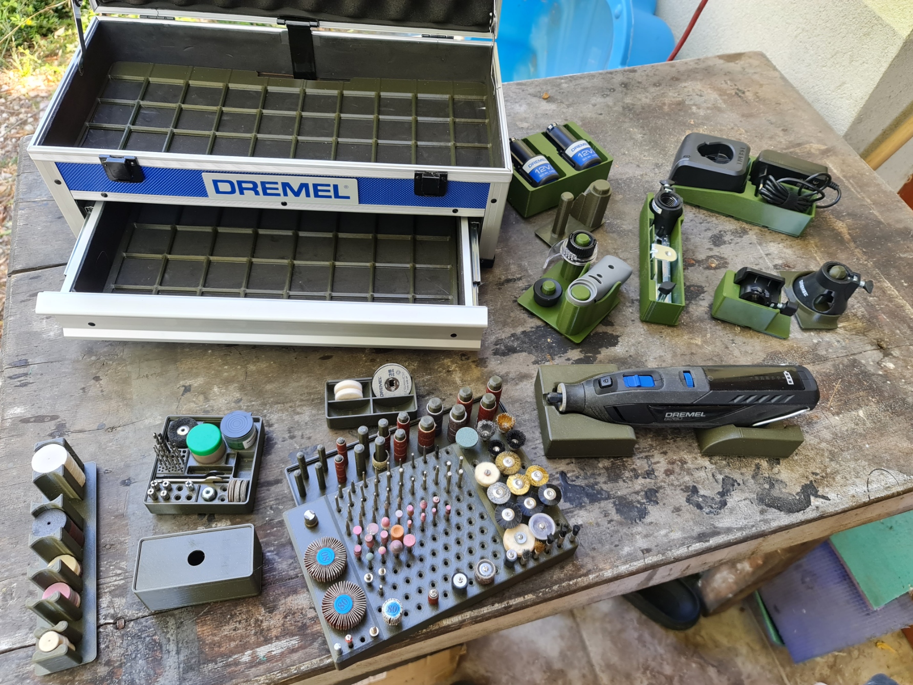 Dremel Box Organiser Gridfinity Based By Sacrilegor Download Free 
