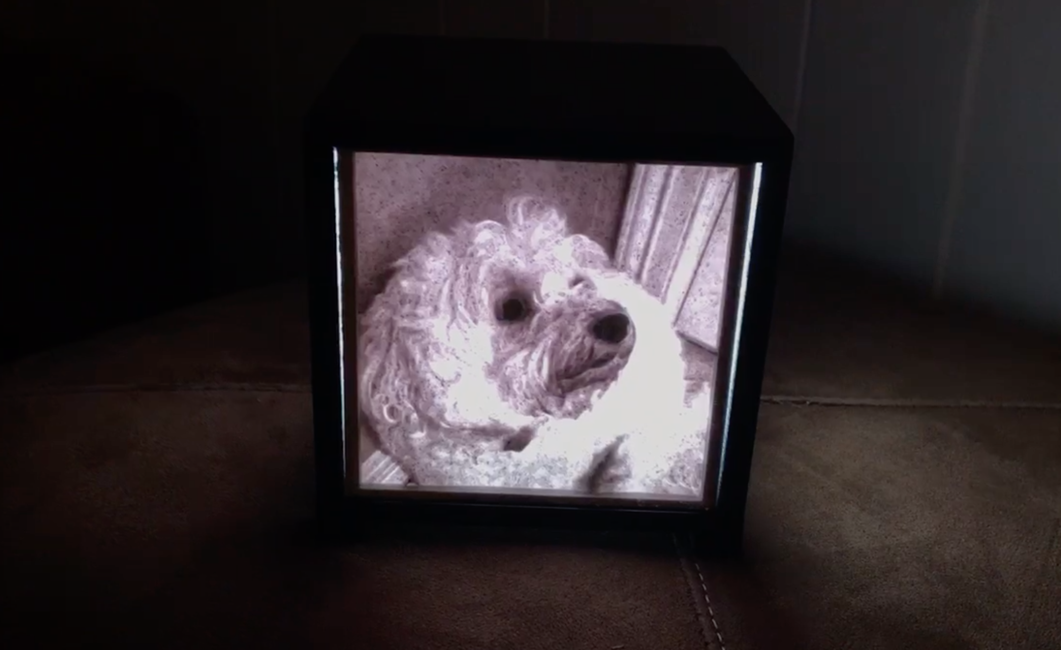 LED Backlight Lithophane Cube Frame by odonnell944 | Download free STL ...