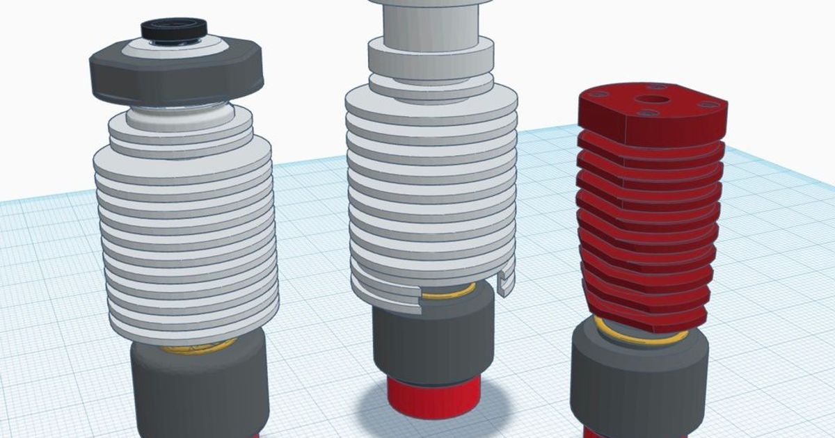 E3D Revo Six, Revo Micro, Revo Voron Hotend Models by MediaMan3D ...
