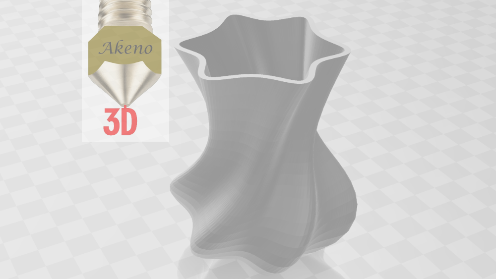 Modern twisted star vase by Akeno | Download free STL model ...