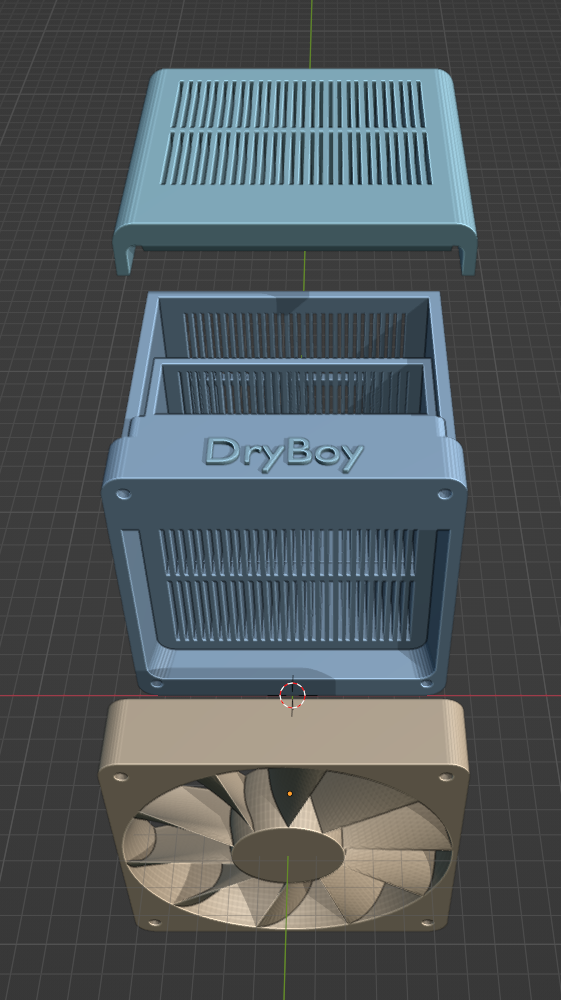 DryBoy Active Desiccant Dryer by Grayfaux | Download free STL model ...