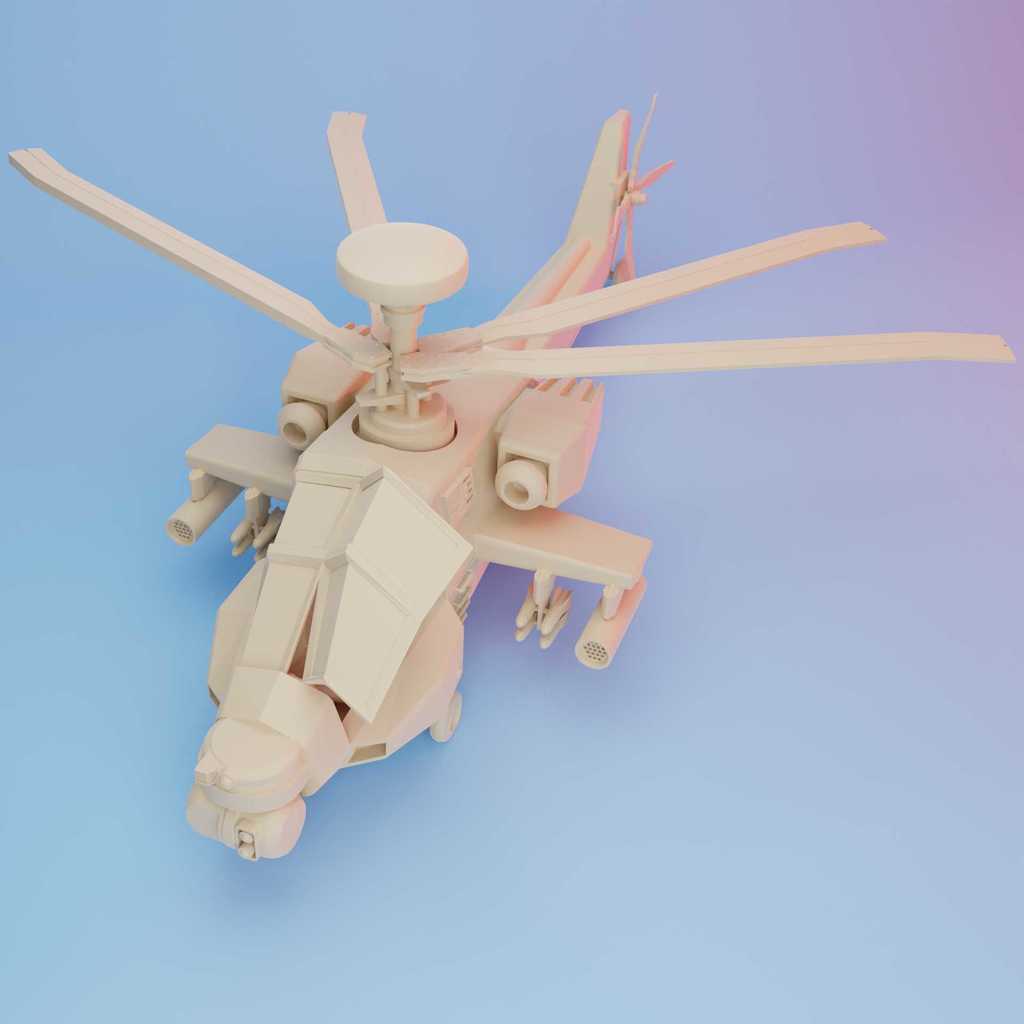 Apache Helicopter V2 by Grayfaux | Download free STL model | Printables.com