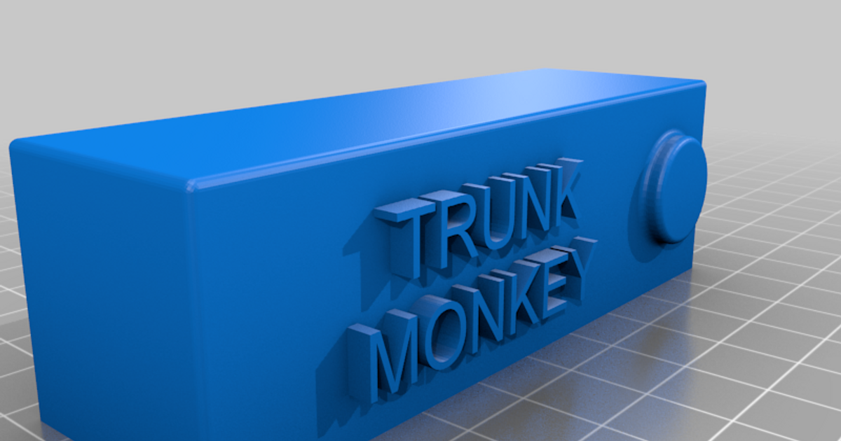 TRUNK MONKEY par 23MWagner | Téléchargez gratuitement un modèle STL ...