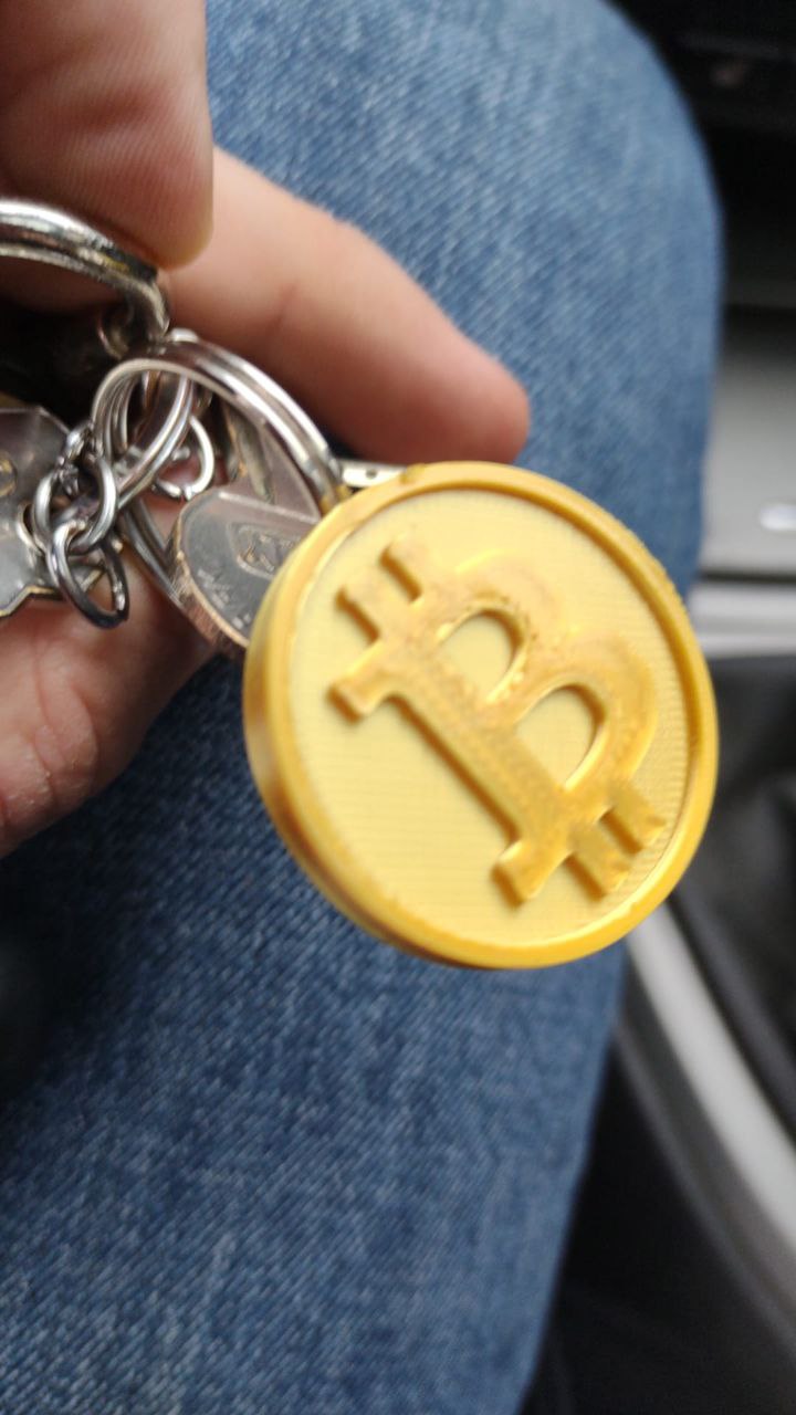 bitcoin keychain por Gilab3d | Descargar modelo STL gratuito ...