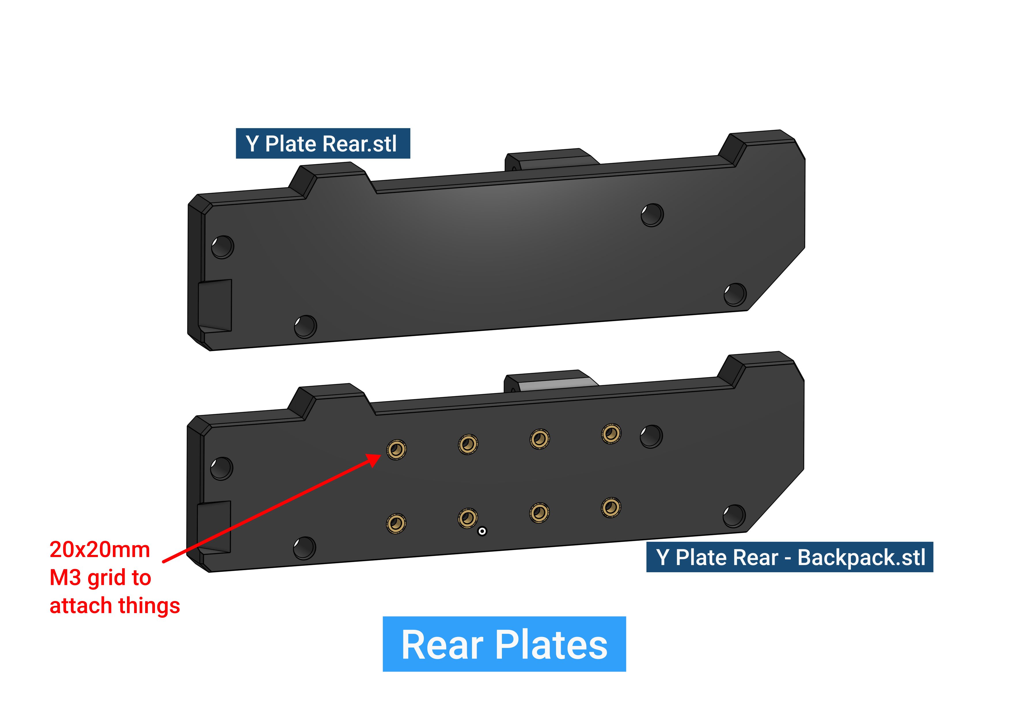 Prusa MINI MGN12 Linear Rails - Y Axis par 6d6178 | Téléchargez ...