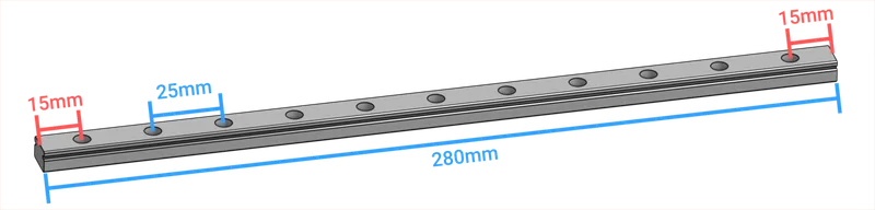 Prusa MINI Linear Rails MGN12 - Y Axis by 6d6178 | Download free STL ...