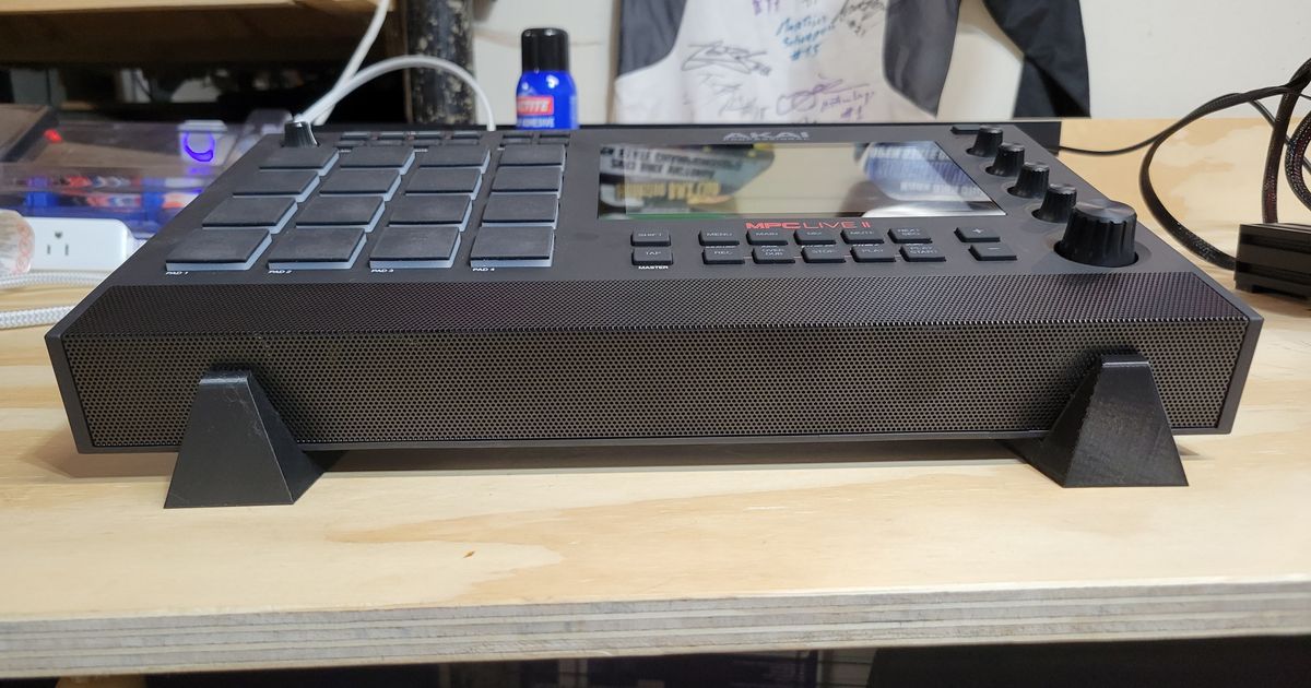 Akai MPC Live II 15 Degree Stand by Corey G | Download free STL model ...