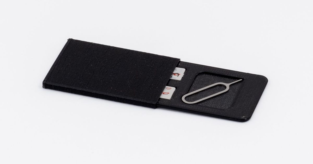 NANO SIM CARD CASE par Peter H | Téléchargez gratuitement un modèle STL ...