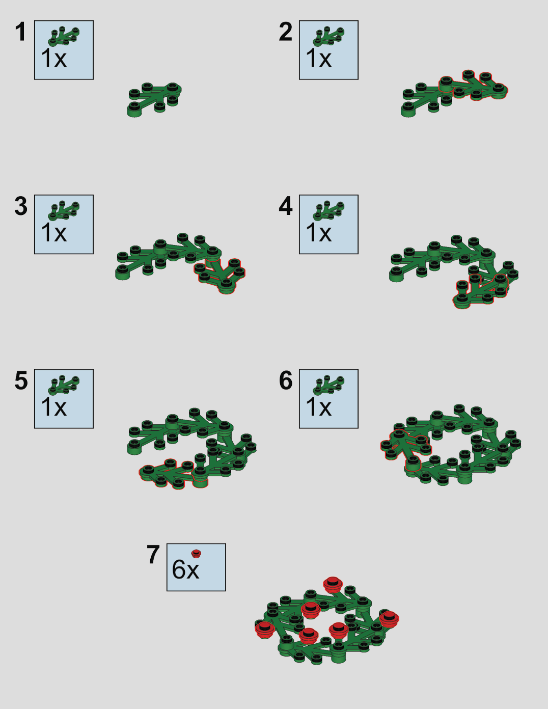 Lego Wreath by MagnumDanger | Download free STL model | Printables.com