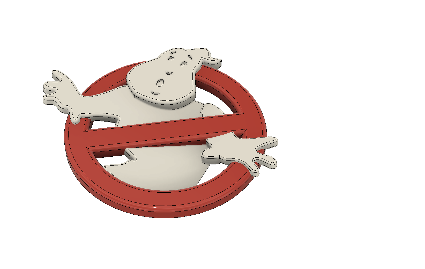 "Who you gonna call ?....Ghostbusters! " Mooglie 3D refrigerator magnet ...