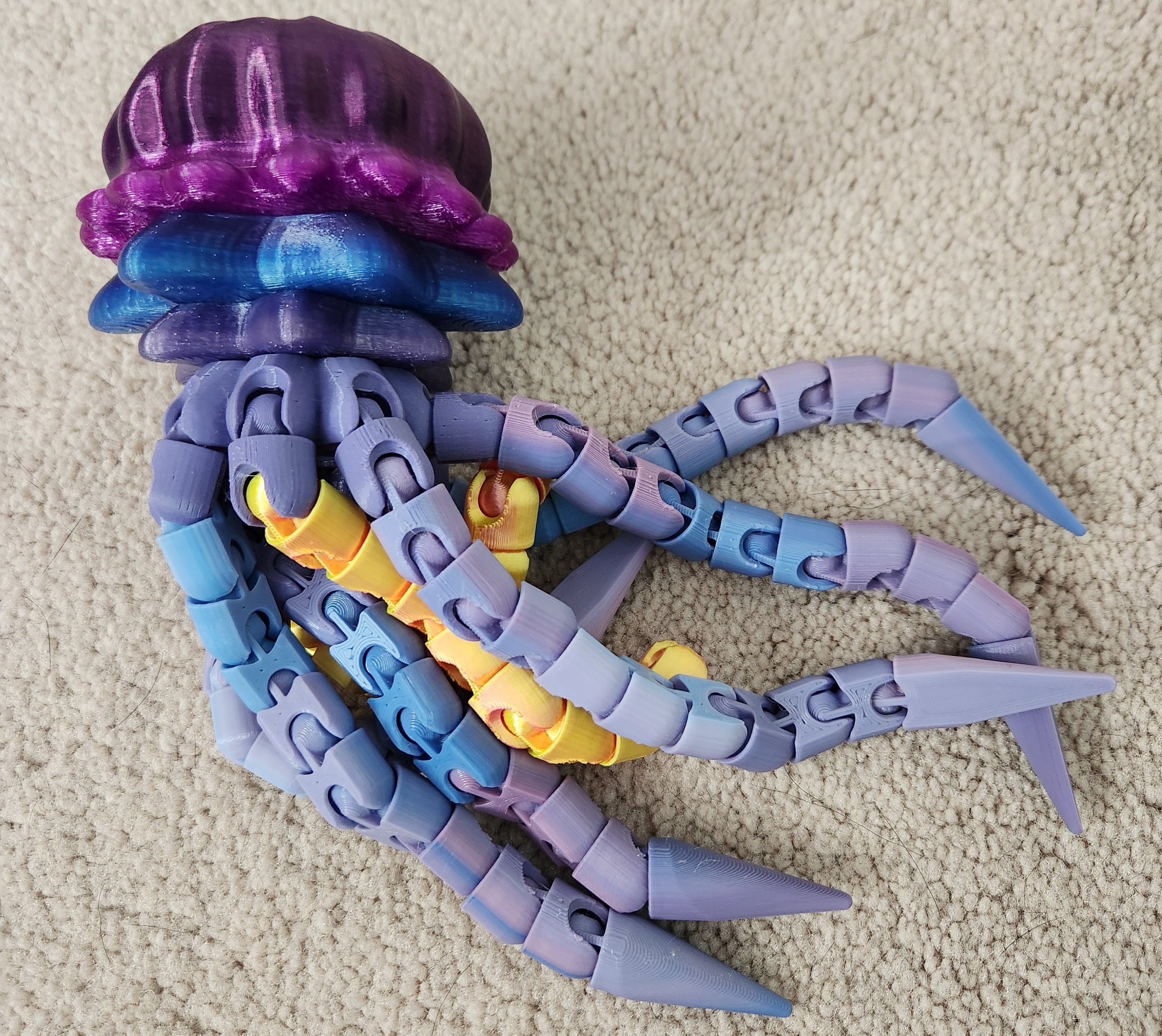 Articulated Jellyfish with ball-joint tentacles by jrdn8056 | Download ...