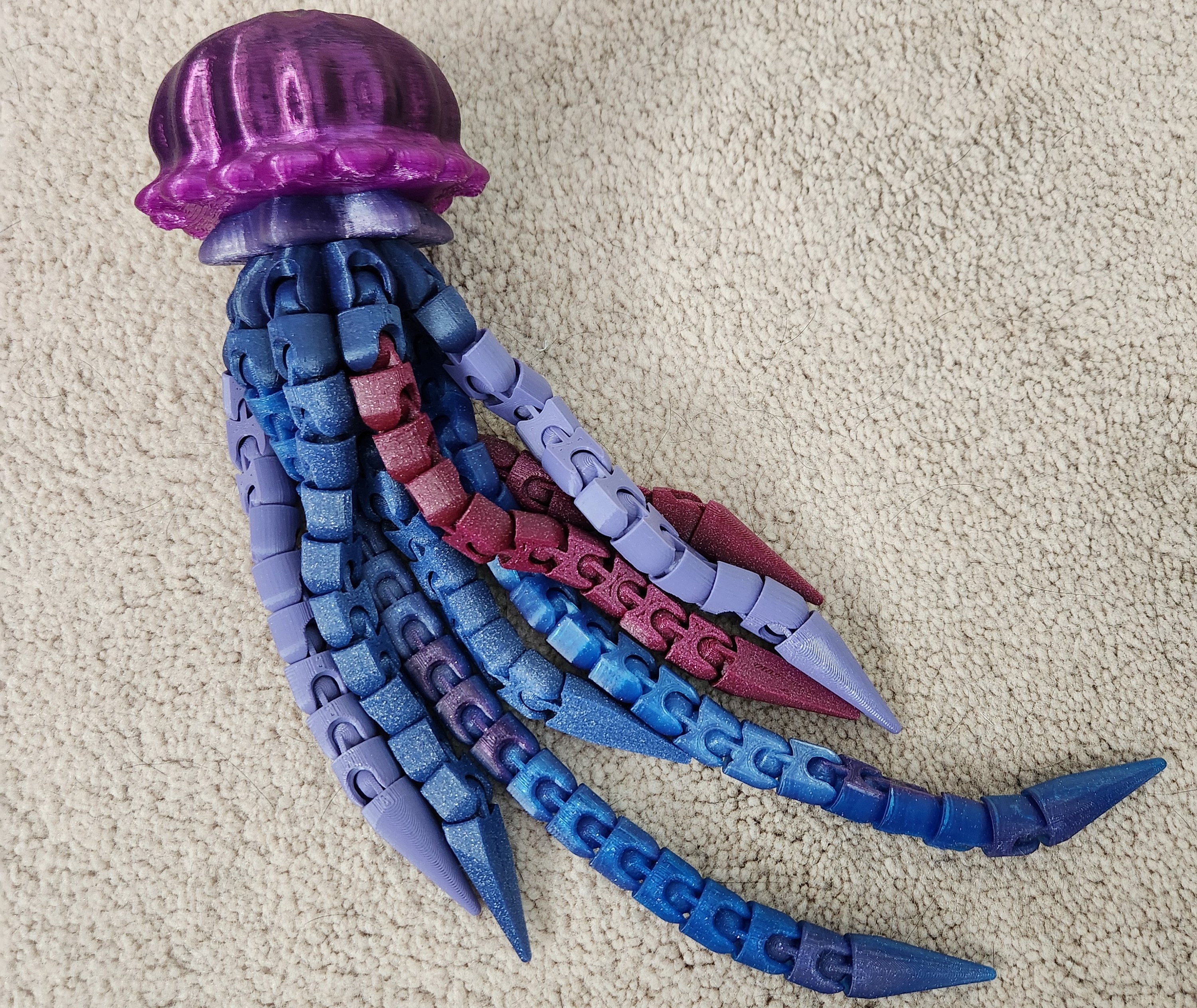 Articulated Jellyfish with ball-joint tentacles by jrdn8056 | Download ...