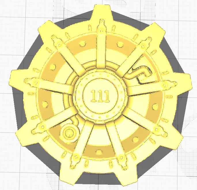 Vault 111 fridge magnet by MortarstorM | Download free STL model ...
