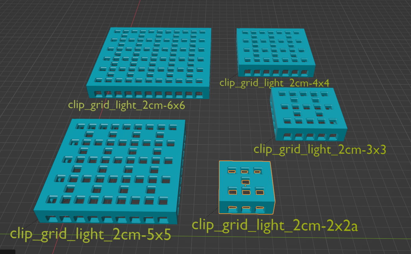 MakerGrid Clip Grid Light by Weird Constructor | Download free STL ...