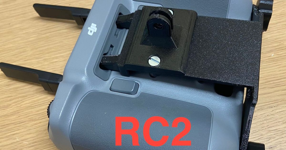 DJI Mini 3 RC / DJI Mini 4 RC2 "Bike Adapter" von dagerber | Kostenloses STL-Modell ...
