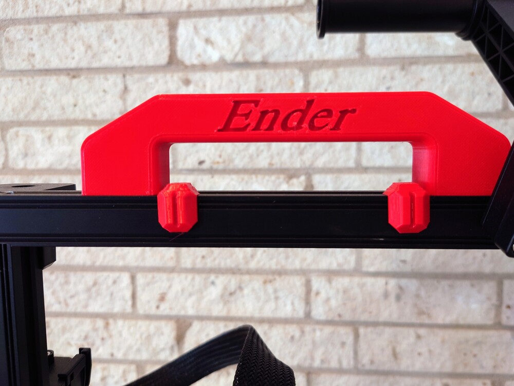 Easy Filament Holder for Creality Ender 3 (S1) by Rob the 3D Printing ...