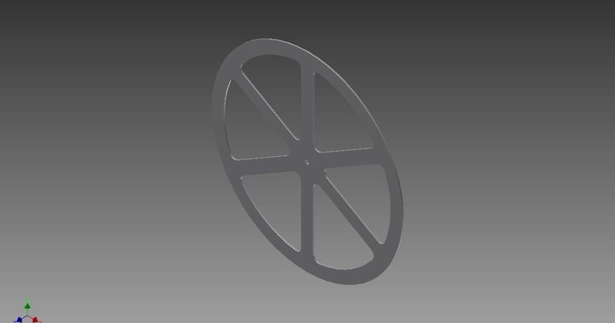 3/4 meter circumference wheel by bbuonomo | Download free STL model ...
