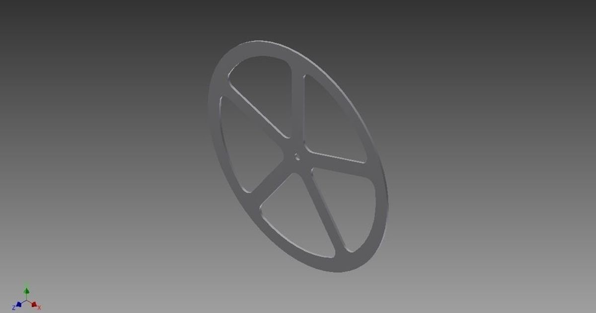 1/2 Meter Circumference wheel by bbuonomo | Download free STL model ...