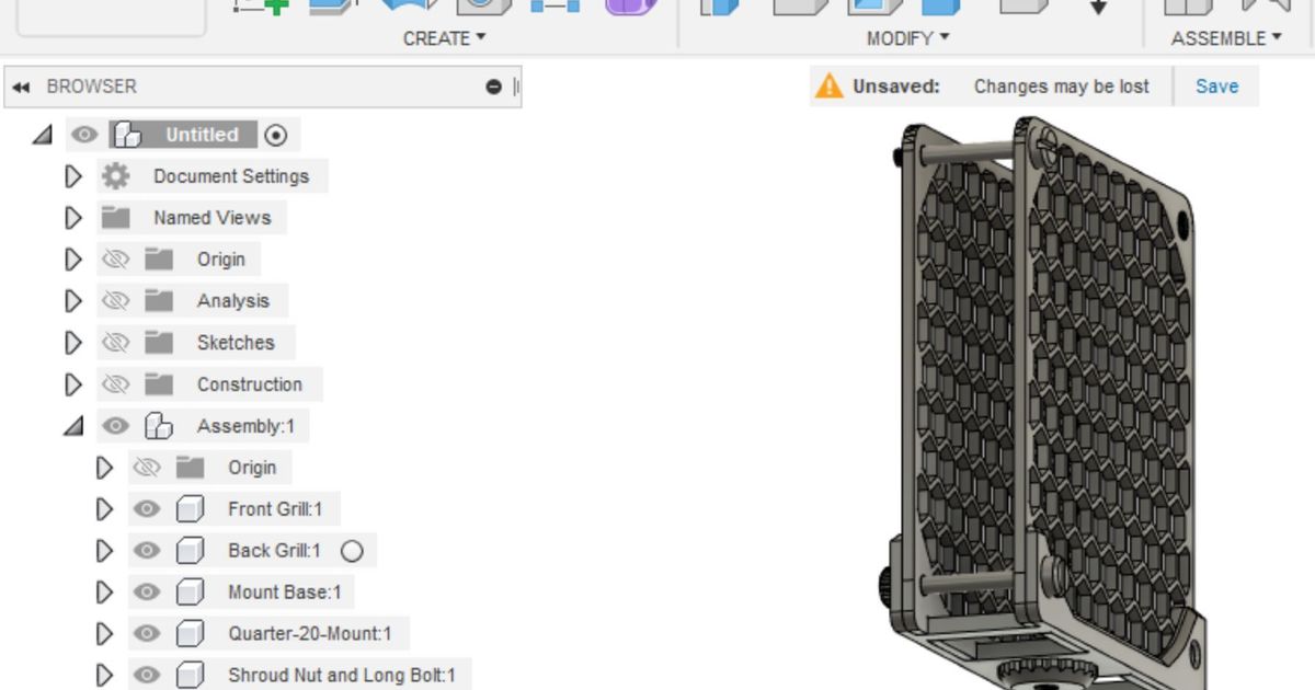 120mm Fan Mount System por Cysix | Descargar modelo STL gratuito ...