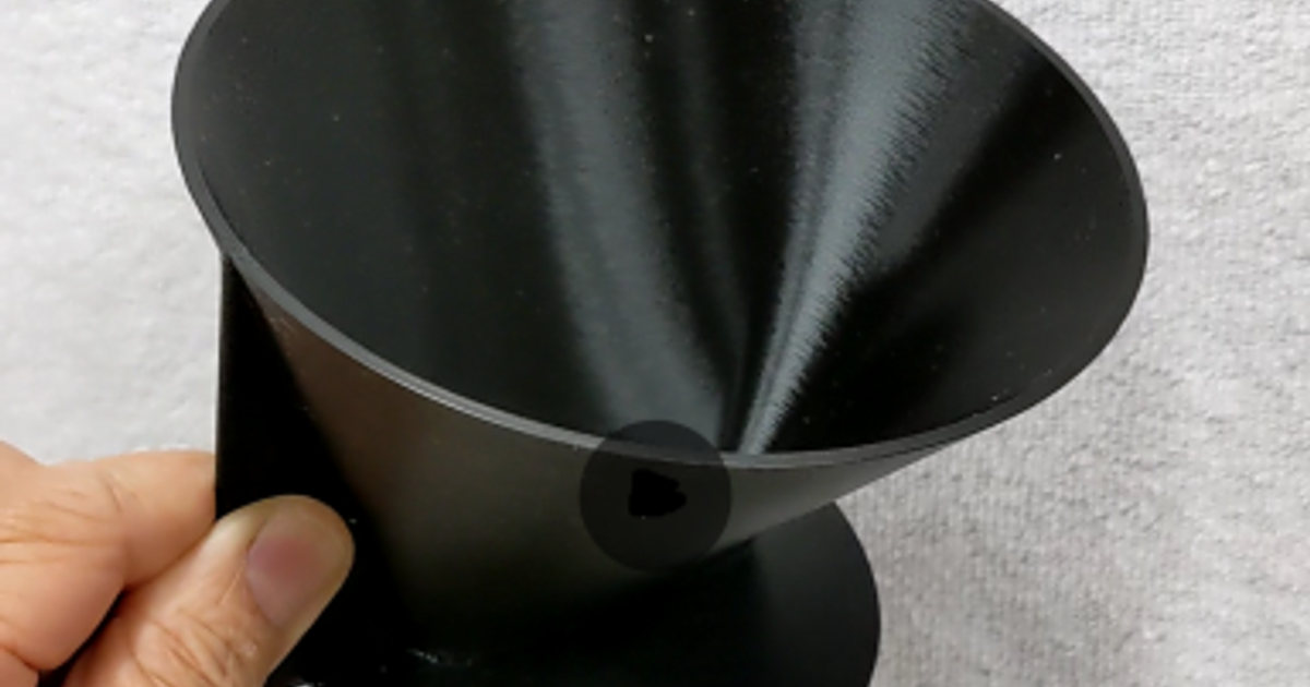 Coffee Pour Over Funnel by GarageMonkeySan | Download free STL model ...