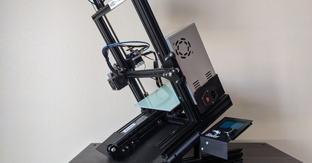 Ender 3 Tilt Frame by Wick3D | Download free STL model | Printables.com