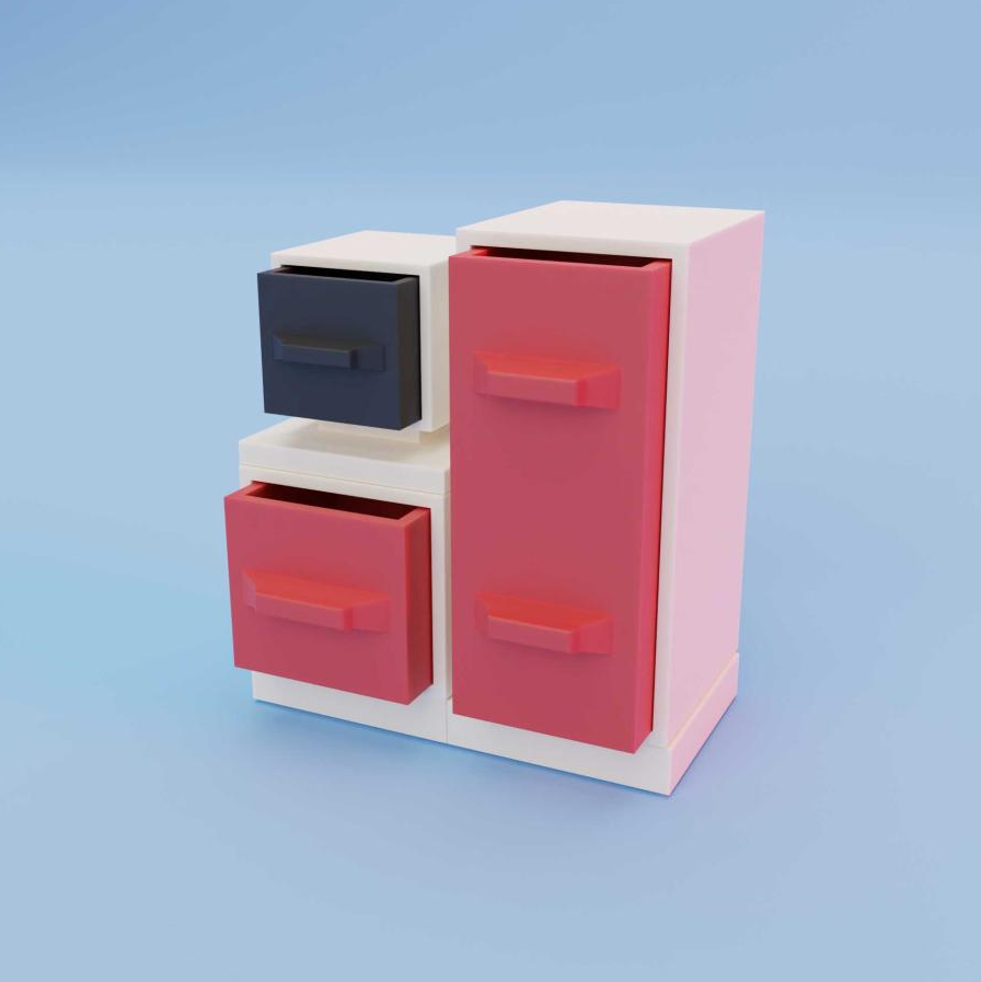 Modular Drawers by Grayfaux | Download free STL model | Printables.com