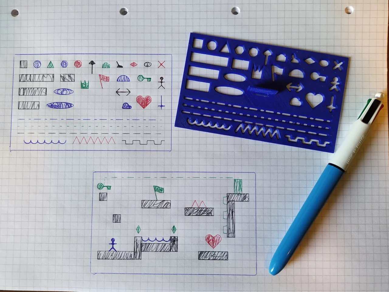 Game Prototyping Stencil by hzzzln | Download free STL model ...