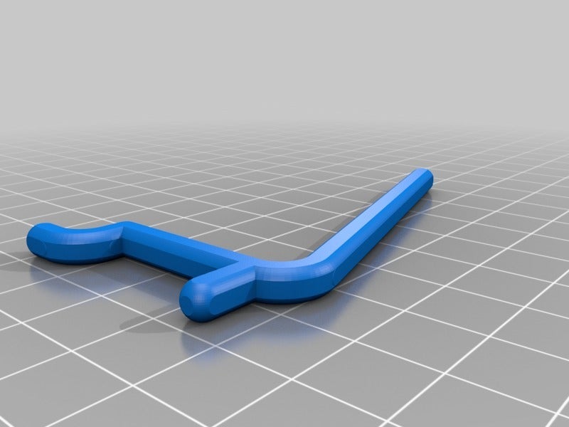 Pegboard customizable straight rod hook by Bolukan | Download free STL ...