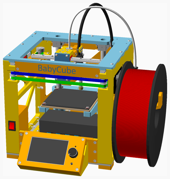 BabyCube - small CoreXY 3D printer by MartinBudden | Download free STL ...