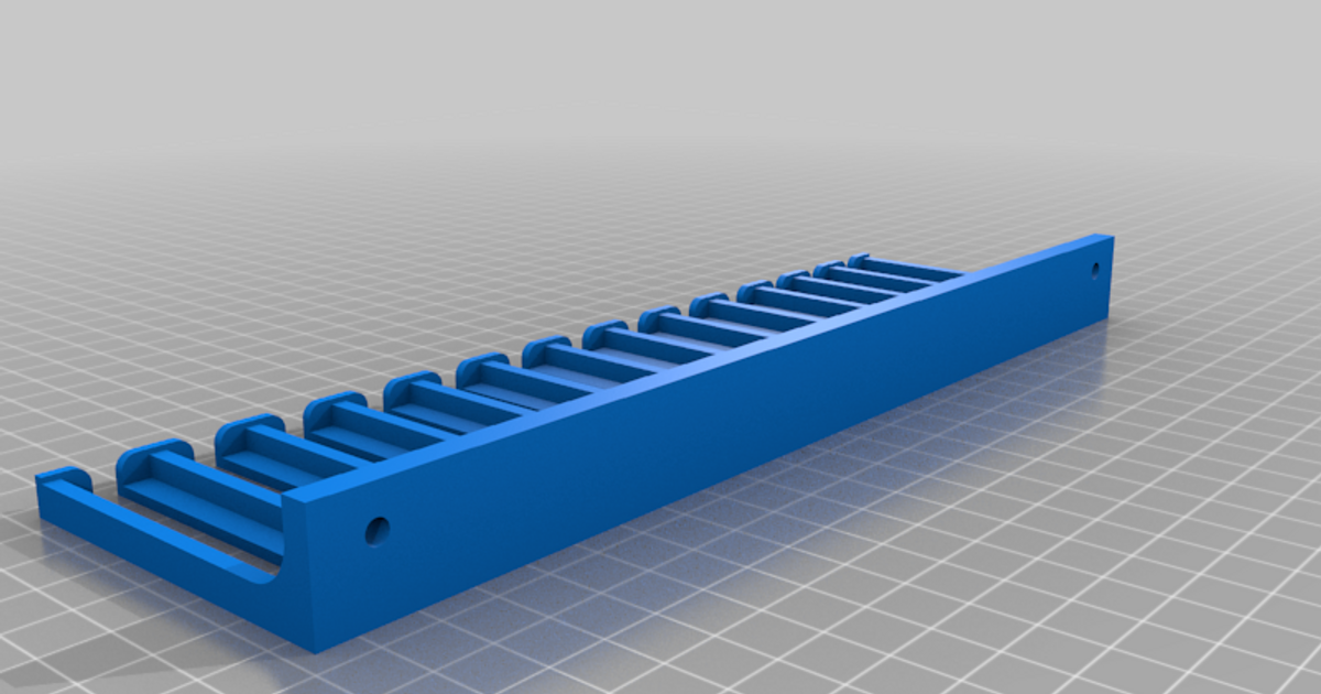 Lab and banana cable holder by IcyPalm | Download free STL model ...