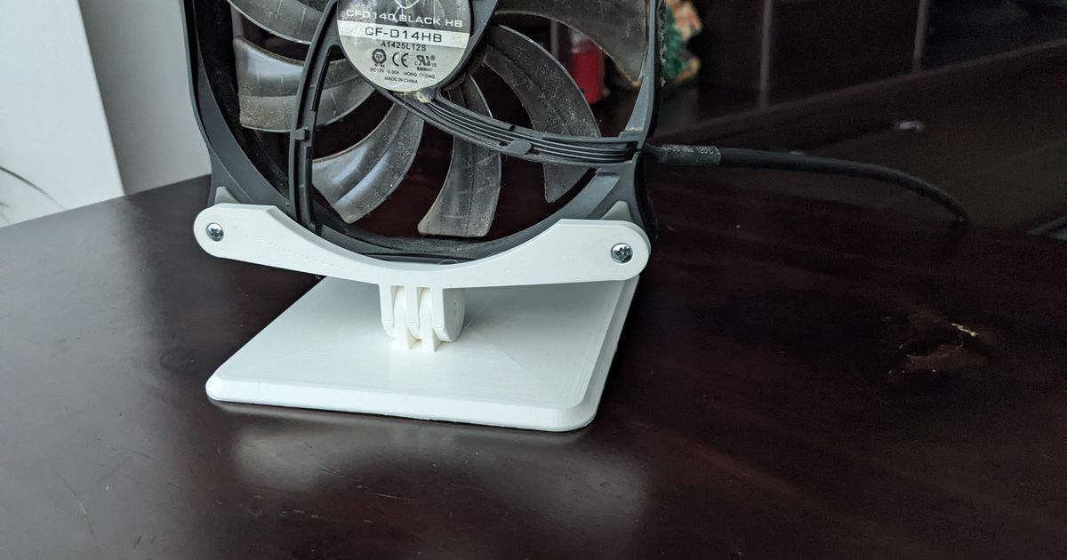 140mm Computer Desk Fan by Liviu3D | Download free STL model ...