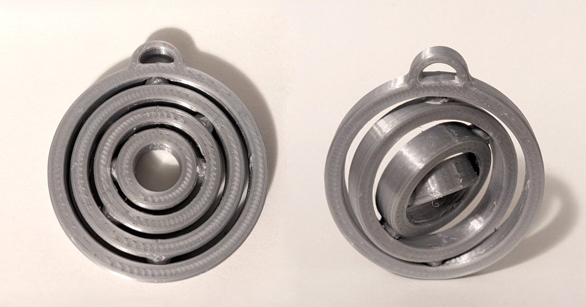 GYRO SPINNER KEYCHAIN (45 DEGREE OFFSET) by biketiger | Download free ...