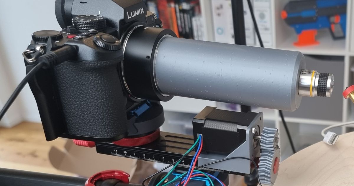Motorized Camera Rail for Macro Photography by CNC Kitchen | Download ...