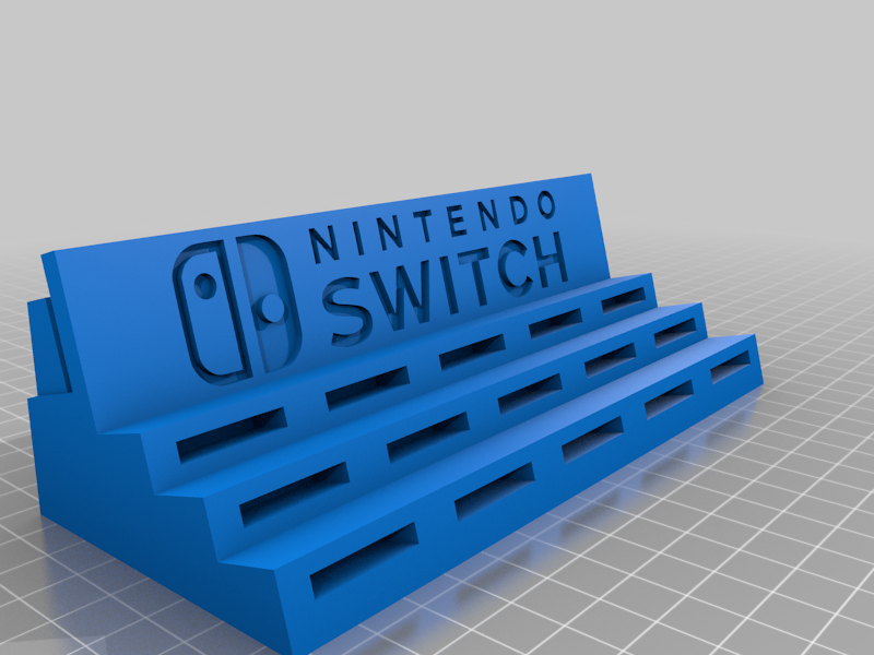 Nintendo Switch Stand with Game Card Slots by Kai | Download free STL ...