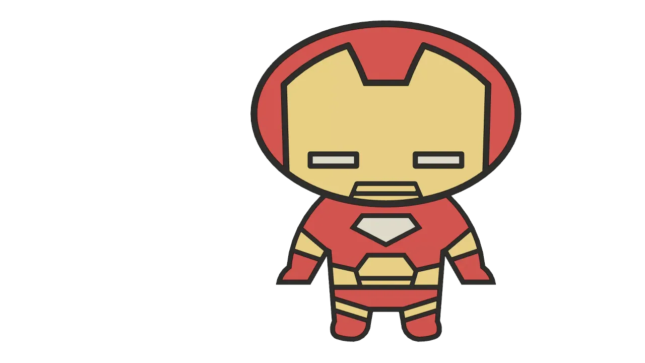 Cute Iron Man Drawings