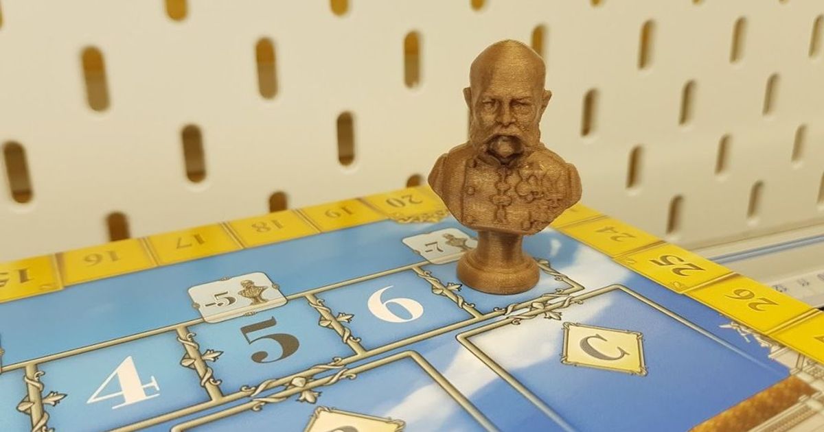 Grand Austria Hotel round track pawn by Qualith | Download free STL ...