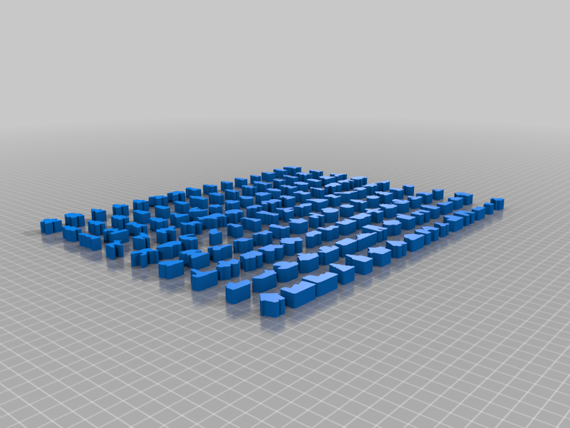 Mega meeple grid 3D by Qualith | Download free STL model | Printables.com