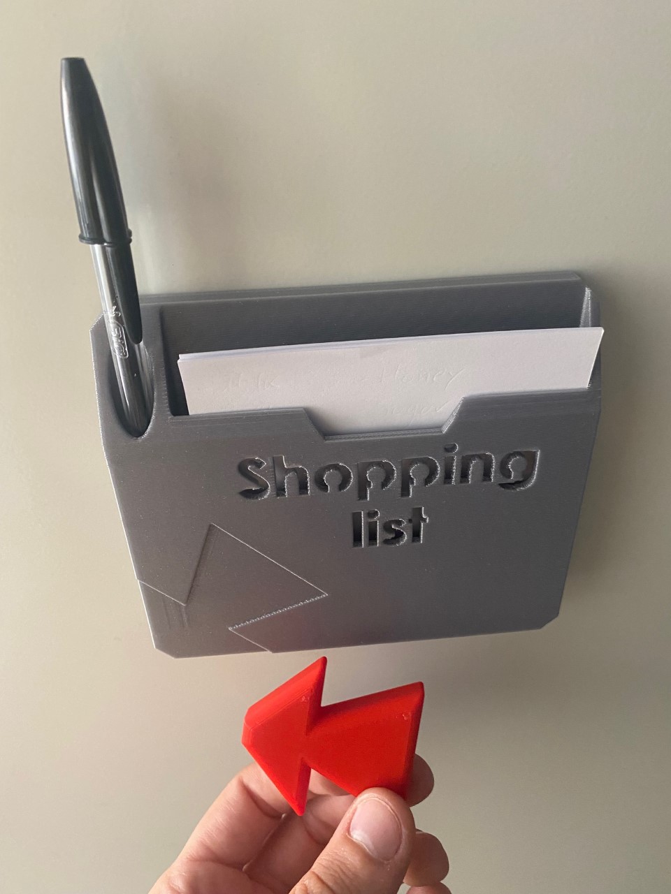 Magnetic shopping list by SergioMonty7 | Download free STL model ...