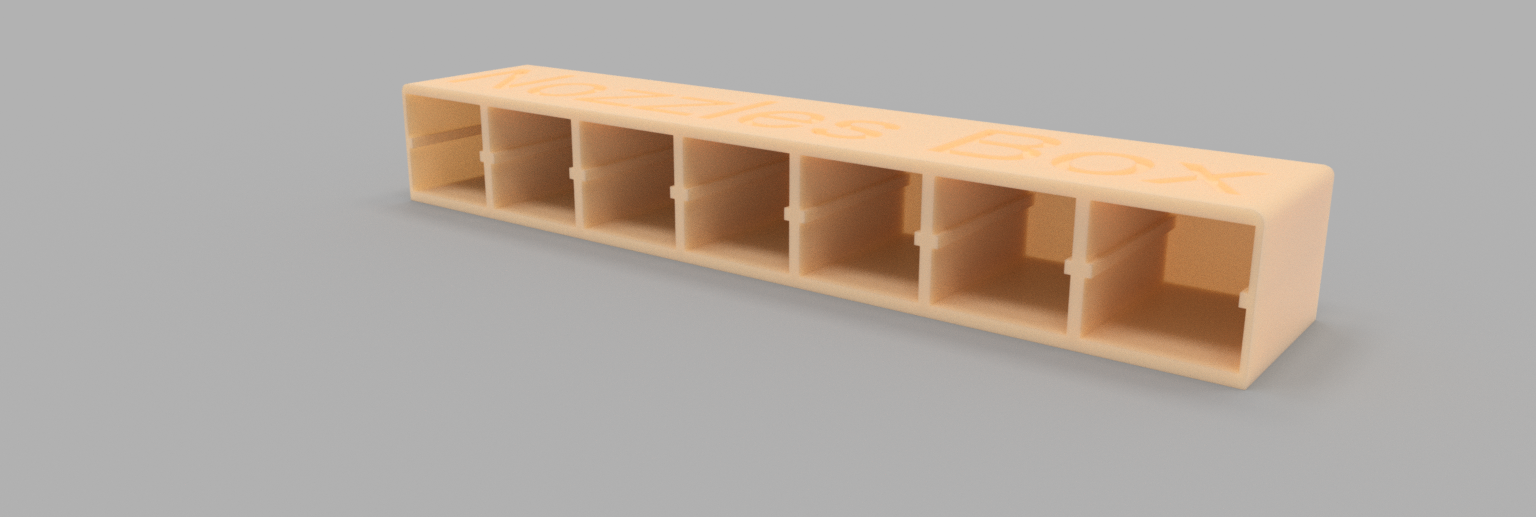 Nozzles box (U1) by djedje_zr7 | Download free STL model | Printables.com