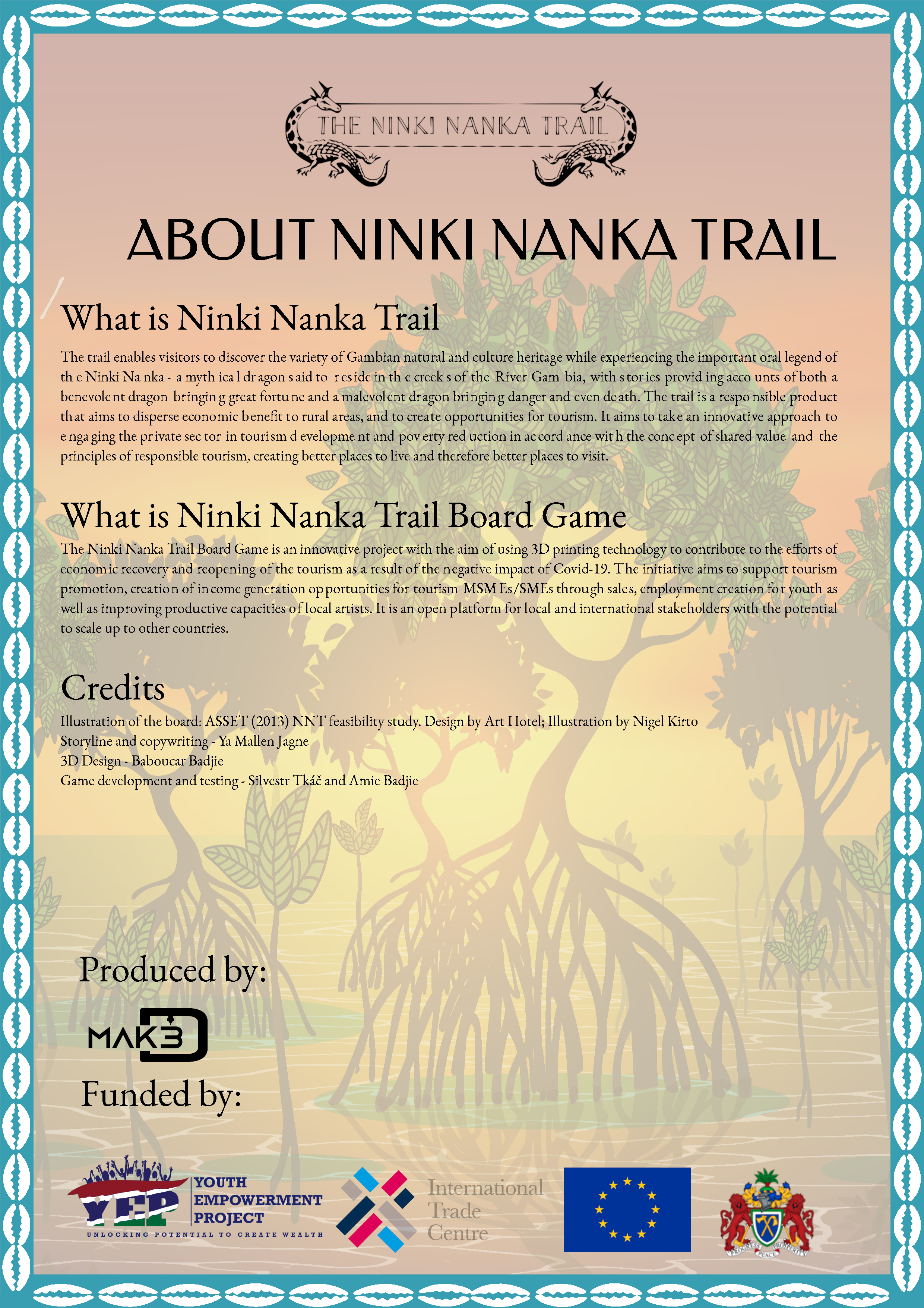 The Ninki Nanka Board Game by Make3D Company Limited | Download free ...