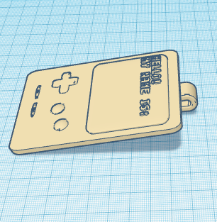 Gameboy Name Tag by Nopety | Download free STL model | Printables.com