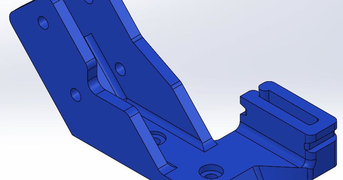 vyper 45deg filament sensor with cable clamp by don | Download free STL ...