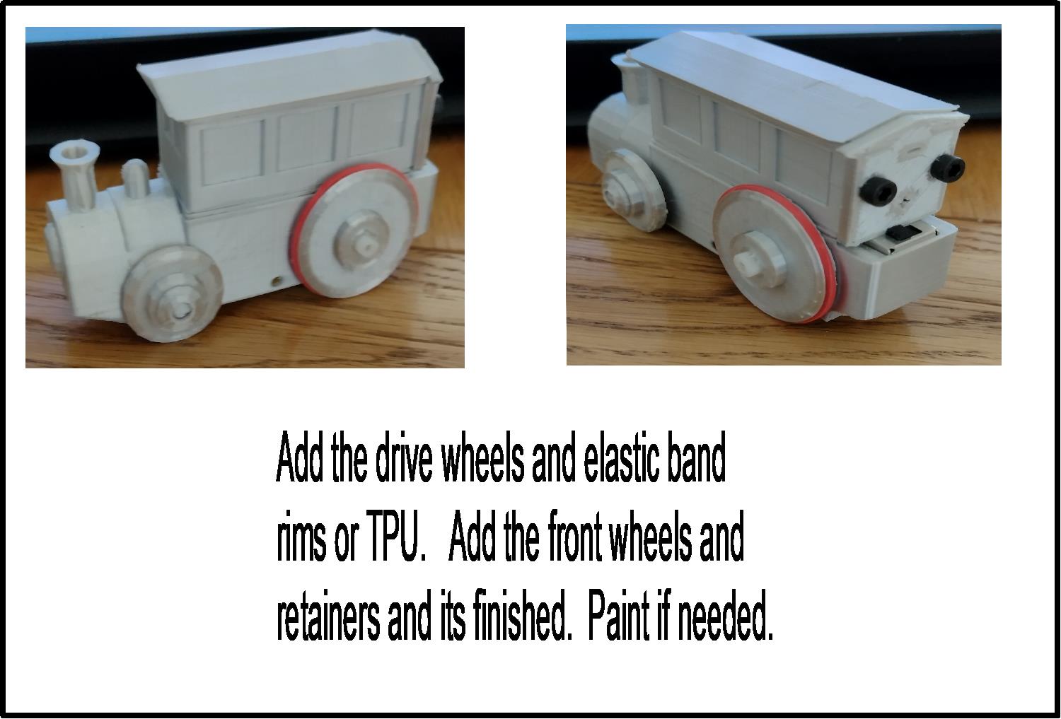 3D printable electric Ikea / Brio Train for wooden track by Pete Jensen ...