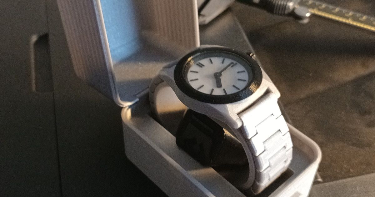 Gift Box For The 3D Printed Watch created Printschnitzel.at by ...