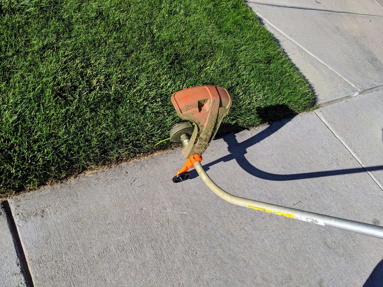 Edging wheel for weed eater store