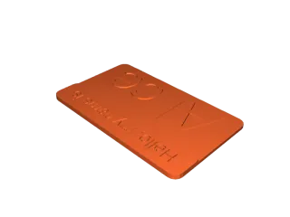 Basic OpenSCAD name tag by mothdotmonster | Download free STL model ...