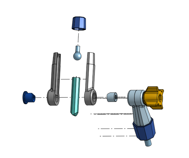 "Noga" Style Arm Indicator Holder - Jointed Single Action Locking ...
