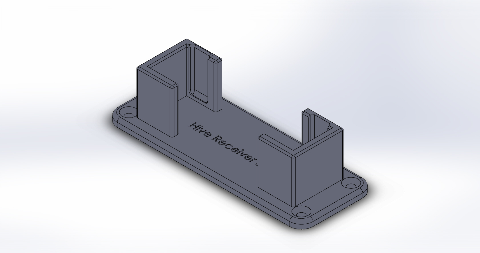 Stand to hold the Hive Receiver. by johnR18A2 | Download free STL model ...
