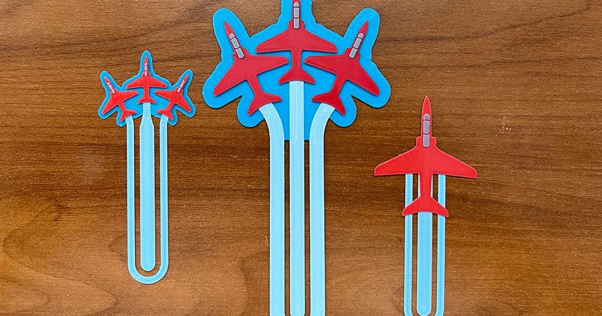 RAF Red Arrows Bookmark by ironfan72 | Download free STL model ...